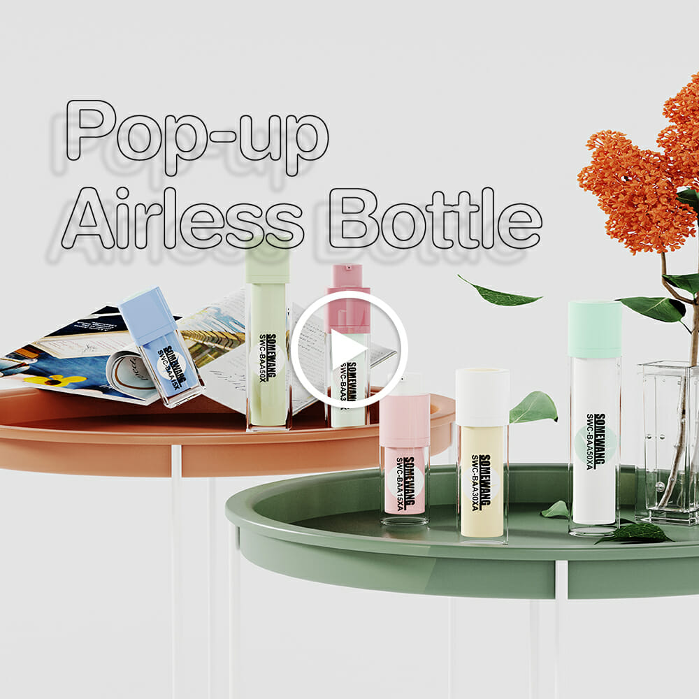 Pop-up Airless Bottle - Somewang Packaging